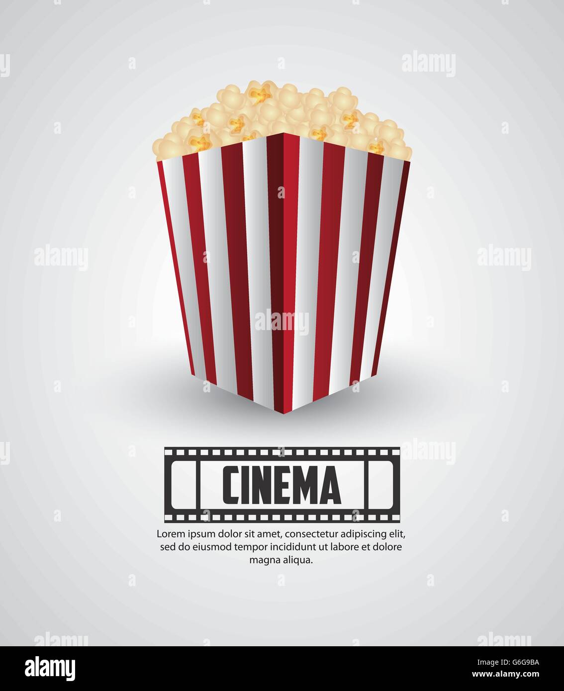 Cinema design. Movie concept. Flat illustration Stock Vector Image ...