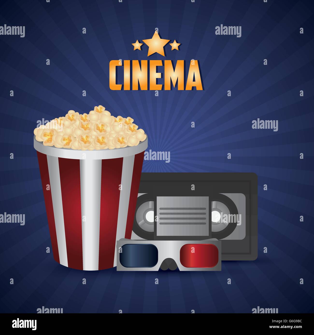 Cinema design. Movie concept. Flat illustration Stock Vector Image ...