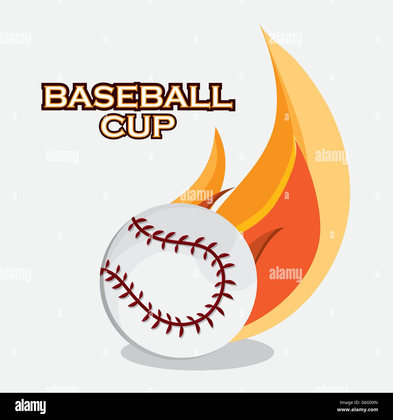 Baseball design. sport concept. Flat illustration Stock Vector Image ...