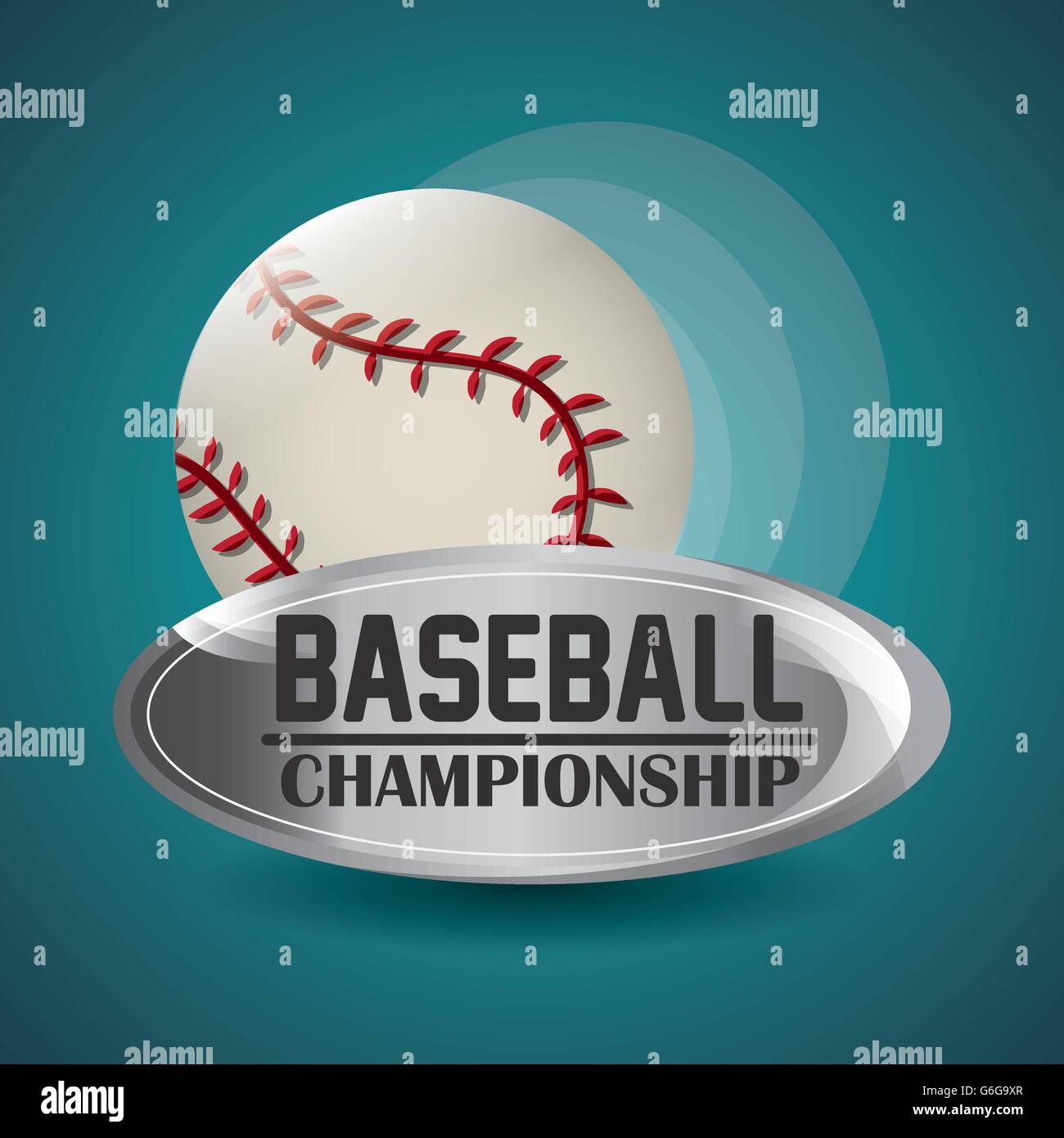 Baseball design. sport concept. Flat illustration Stock Vector Image ...