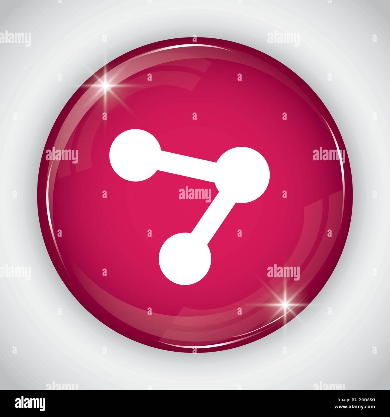 share button icon. Social media design. vector graphic Stock Vector ...