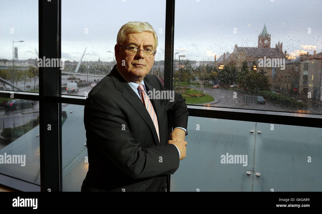 Gilmore Derry-Londonderry visit Stock Photo - Alamy