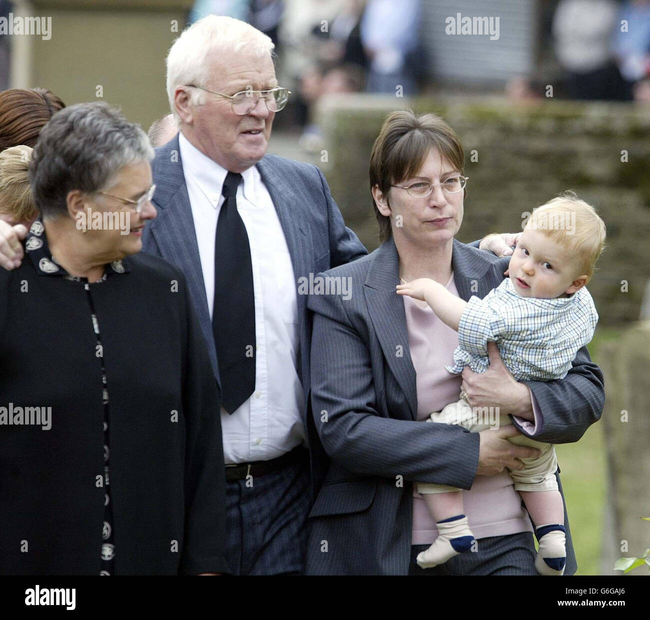 Funeral of Colin Wall Stock Photo - Alamy