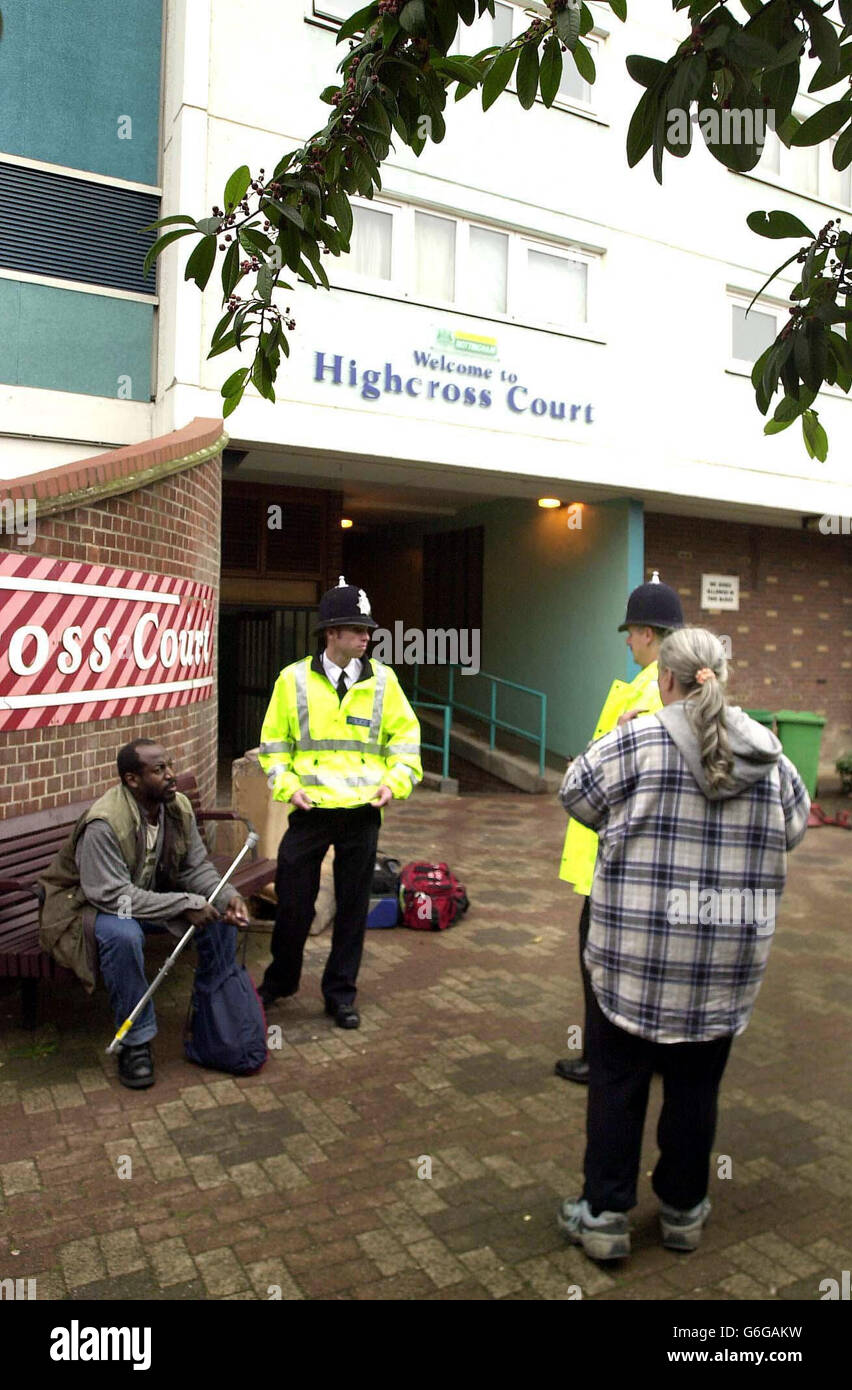 UK High Rise Fire Stock Photo - Alamy