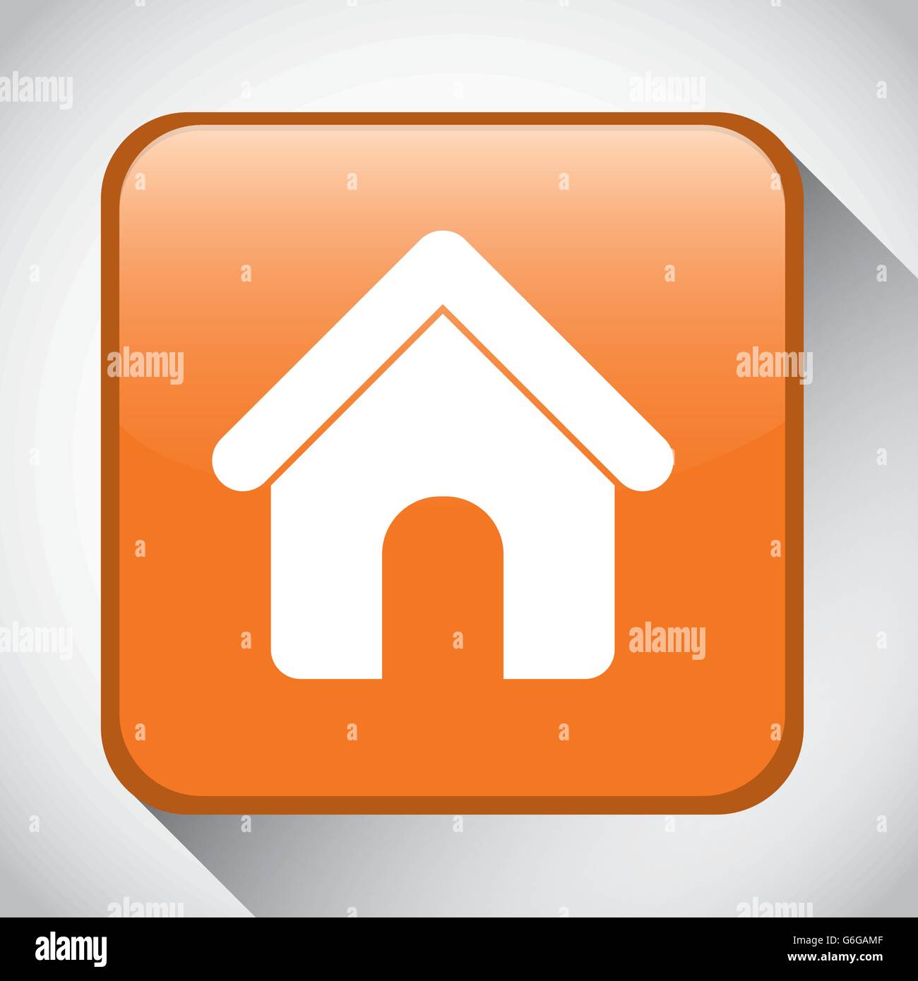 house button icon. Social media design. vector graphic Stock Vector ...