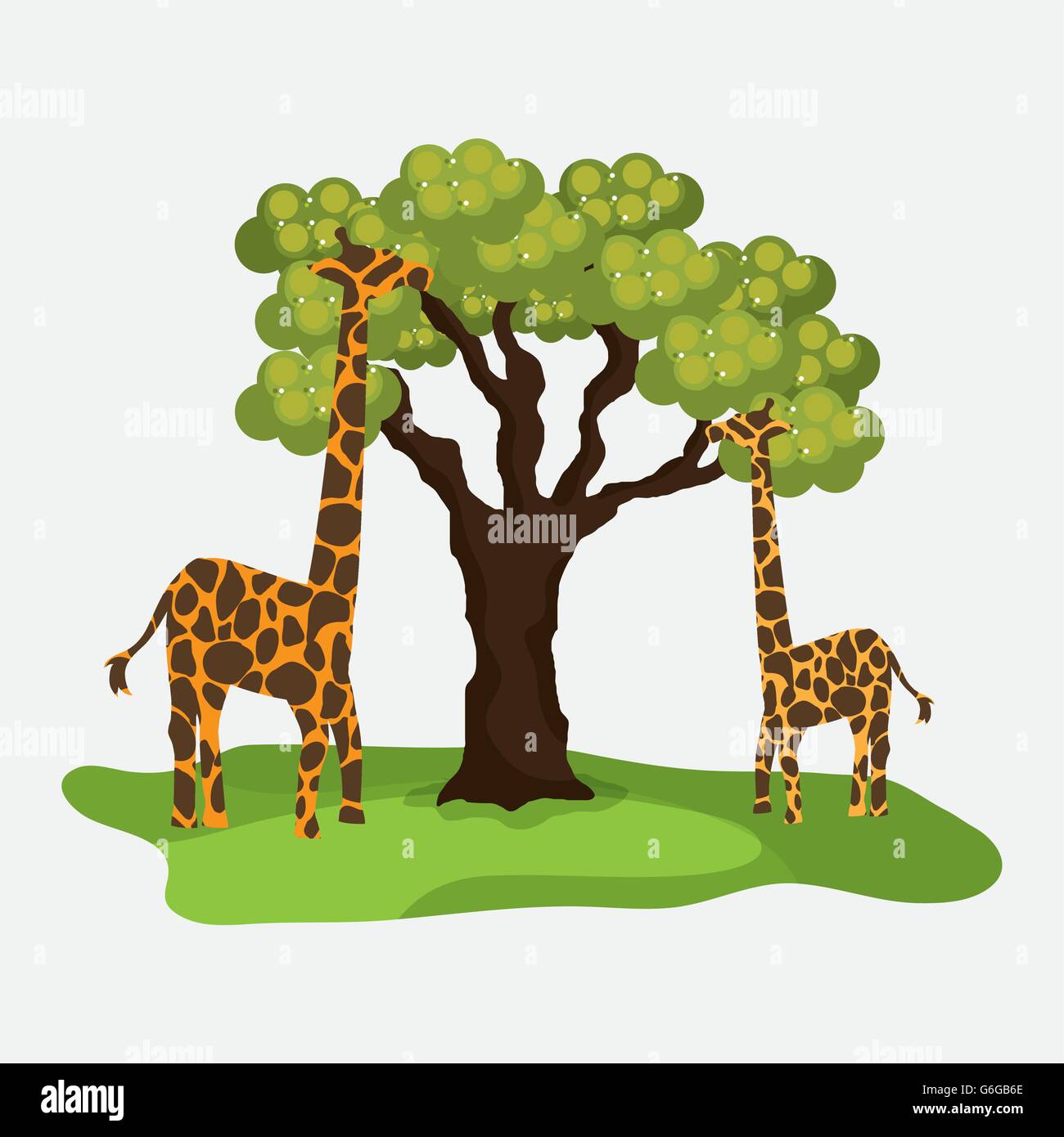 Giraffe icon. Animal design. Safari concept Stock Vector Image & Art ...