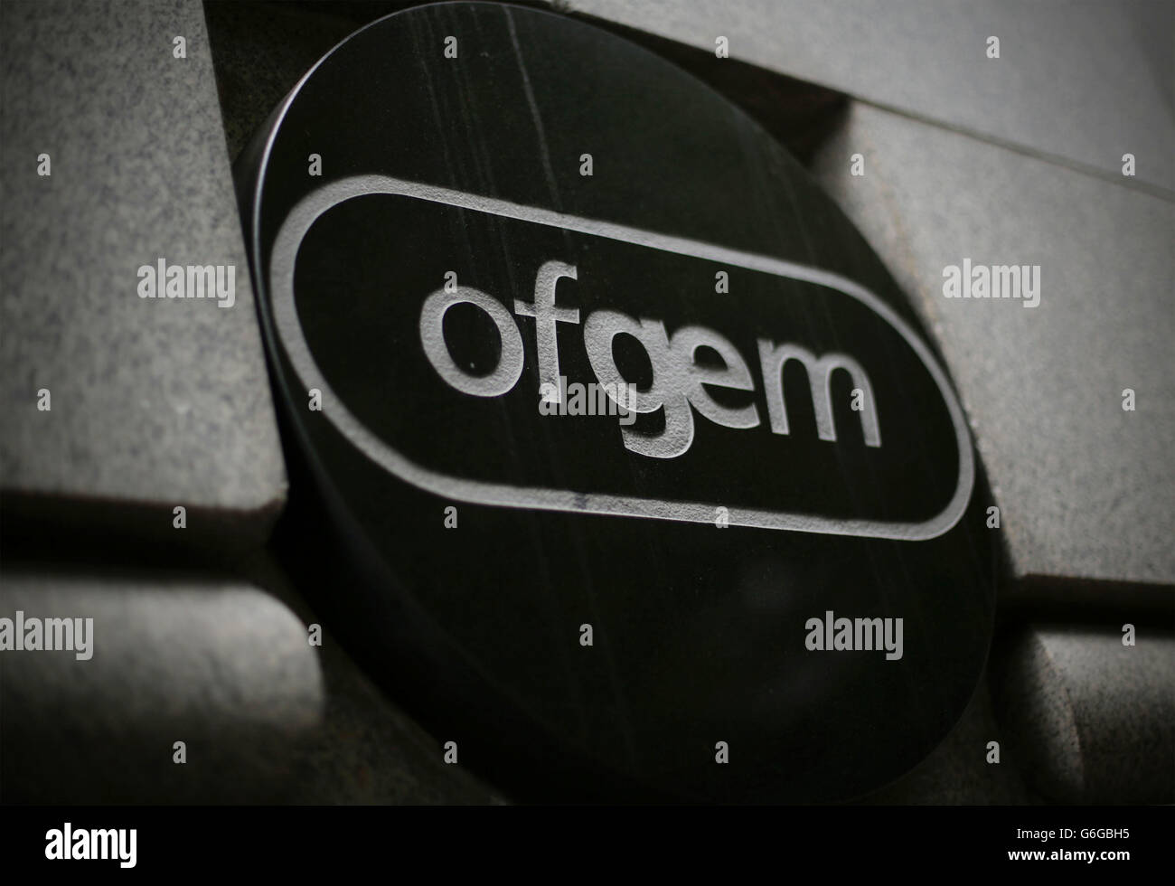The Ofgem sign outside the electricity and gas industry regulator's ...