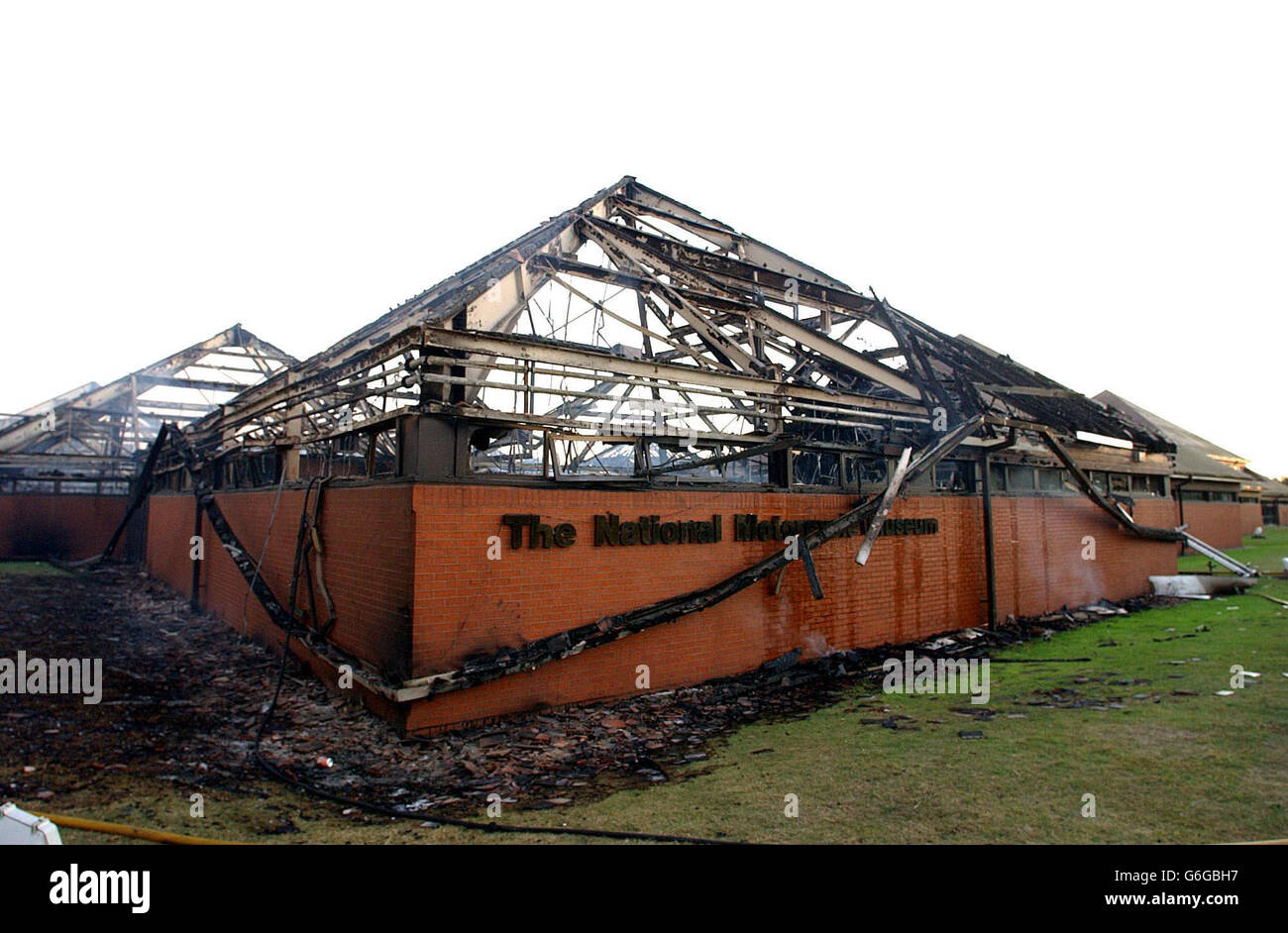 National Motorcycle Museum gutted by fire Stock Photo - Alamy