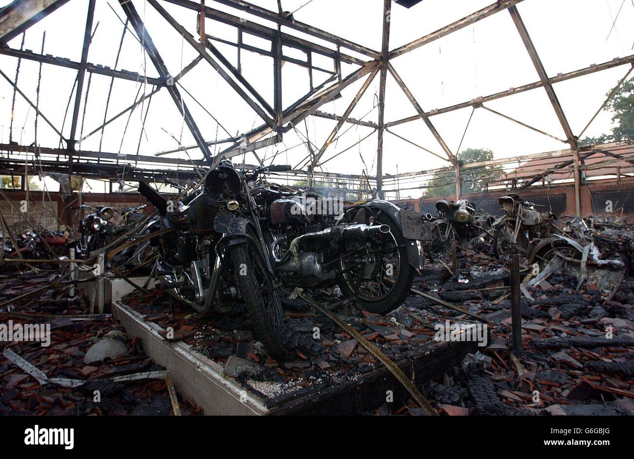 National Motorcycle Museum fire Stock Photo - Alamy