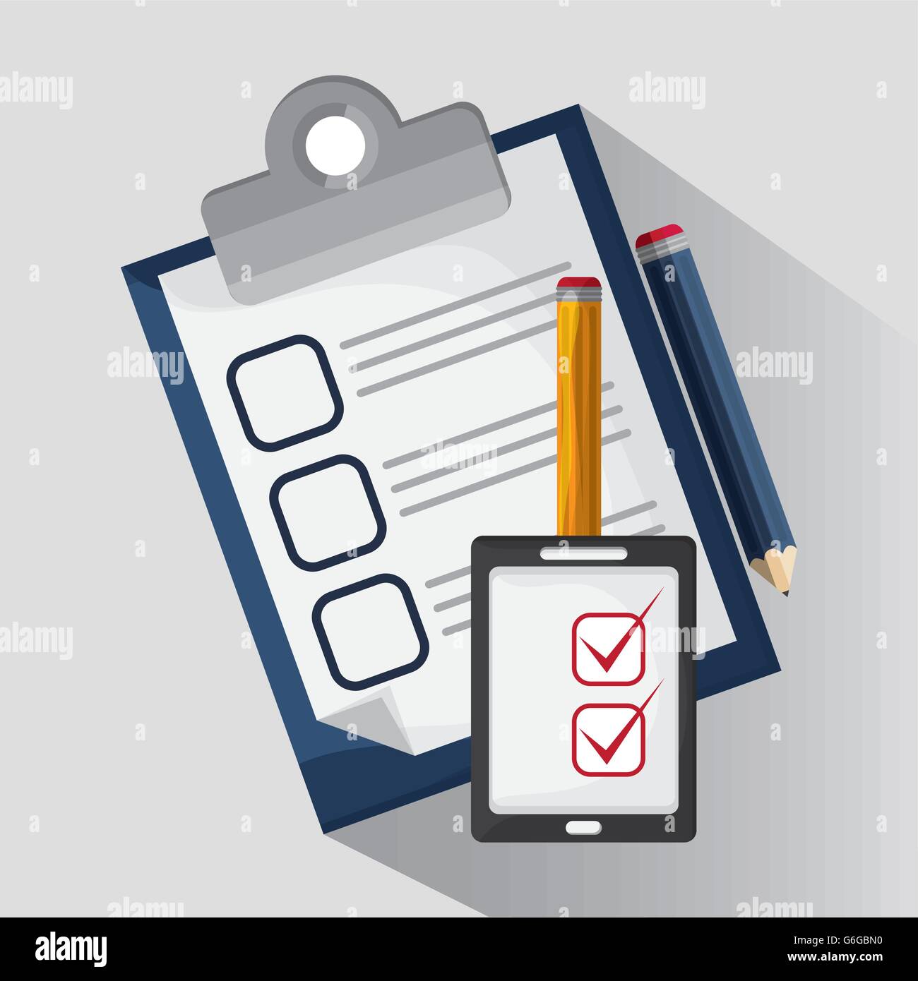 Checklist design. document illustration. mark concept Stock Vector ...