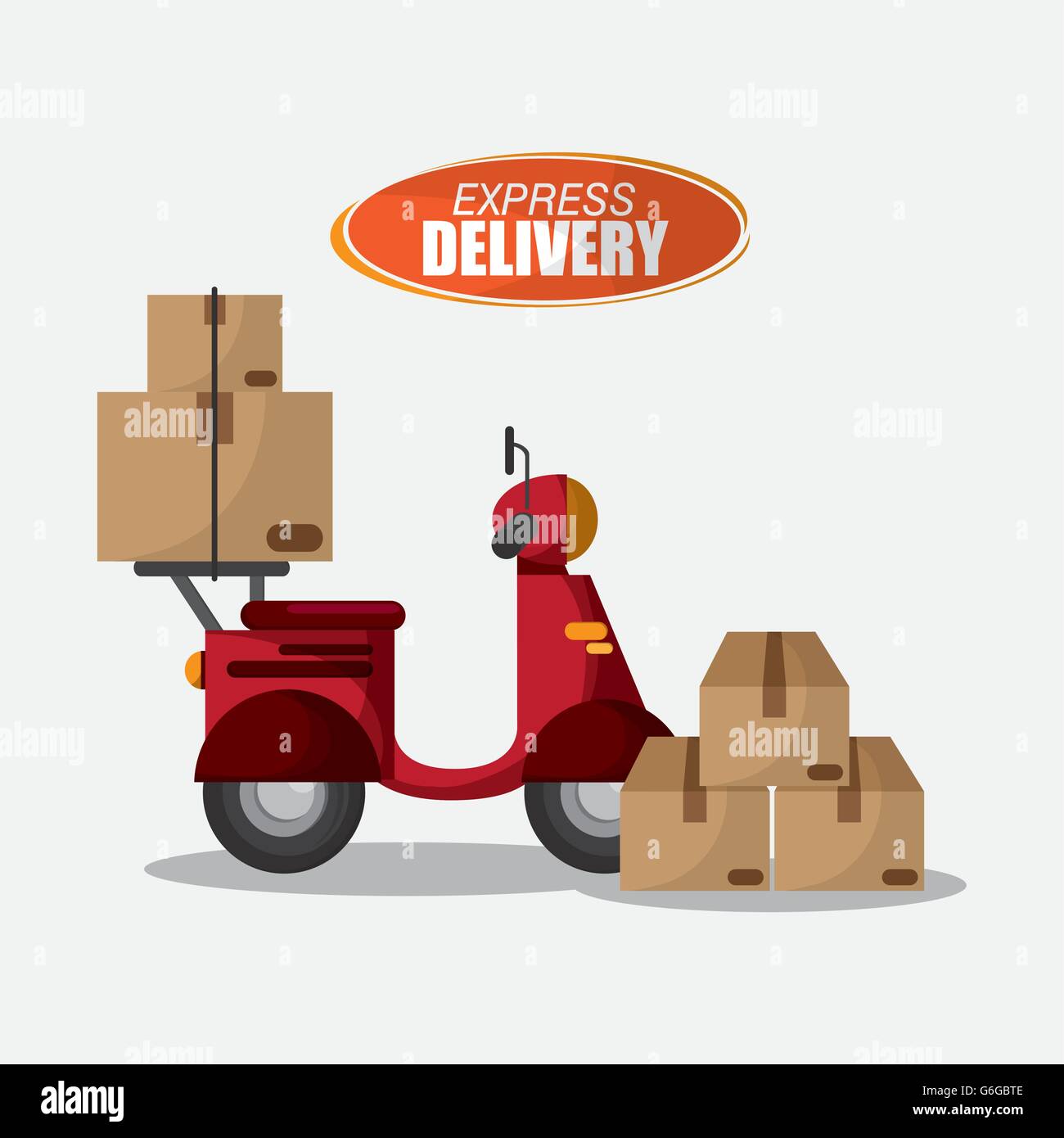 Delivery design. shipping illustration. logistic concept Stock Vector ...