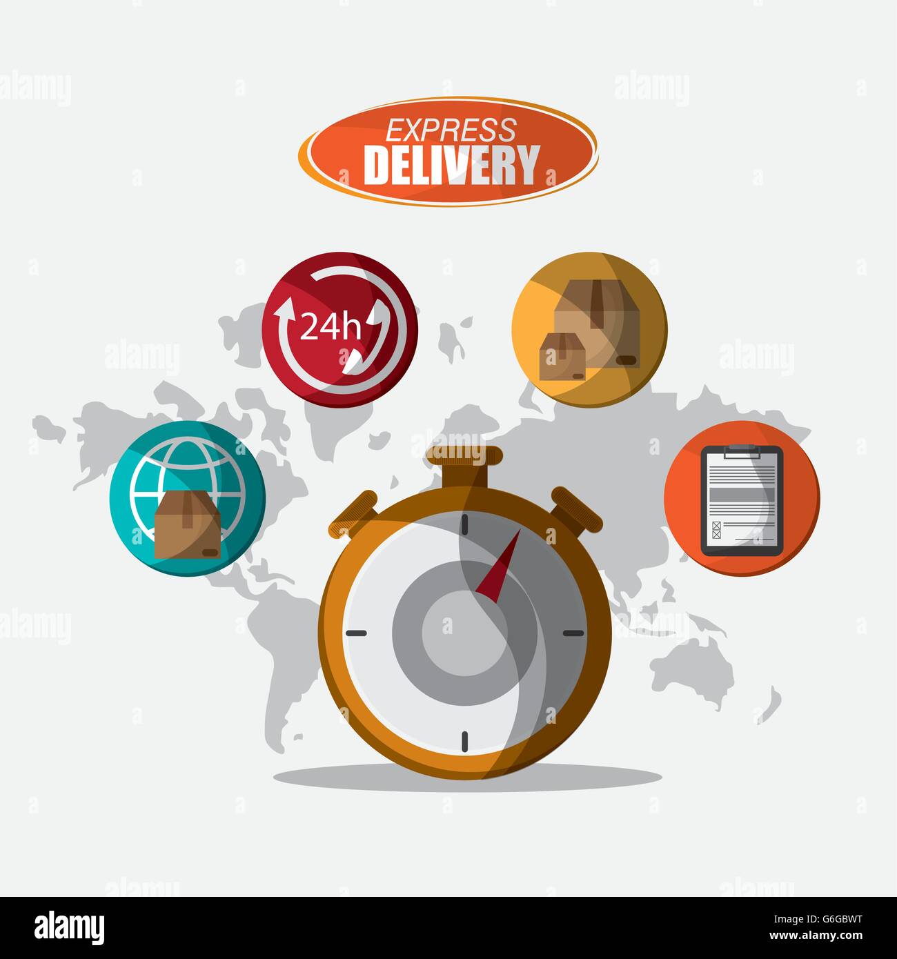 Delivery design. shipping illustration. logistic concept Stock Vector ...