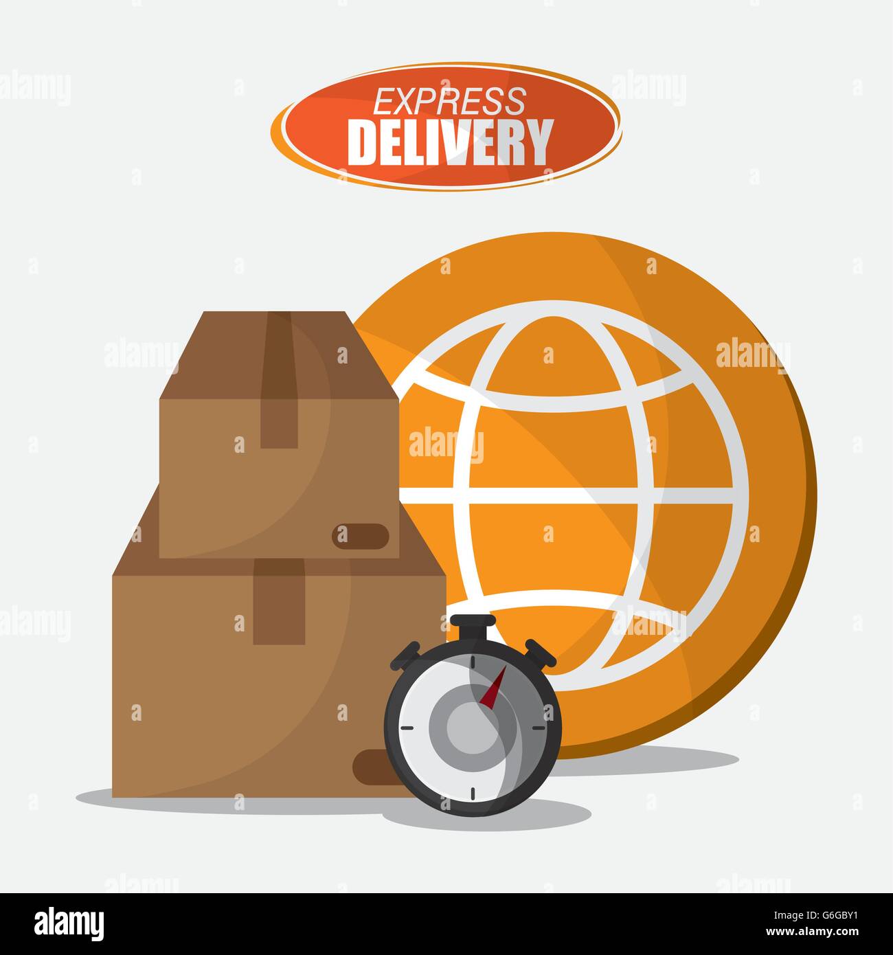 Delivery design. shipping illustration. logistic concept Stock Vector ...