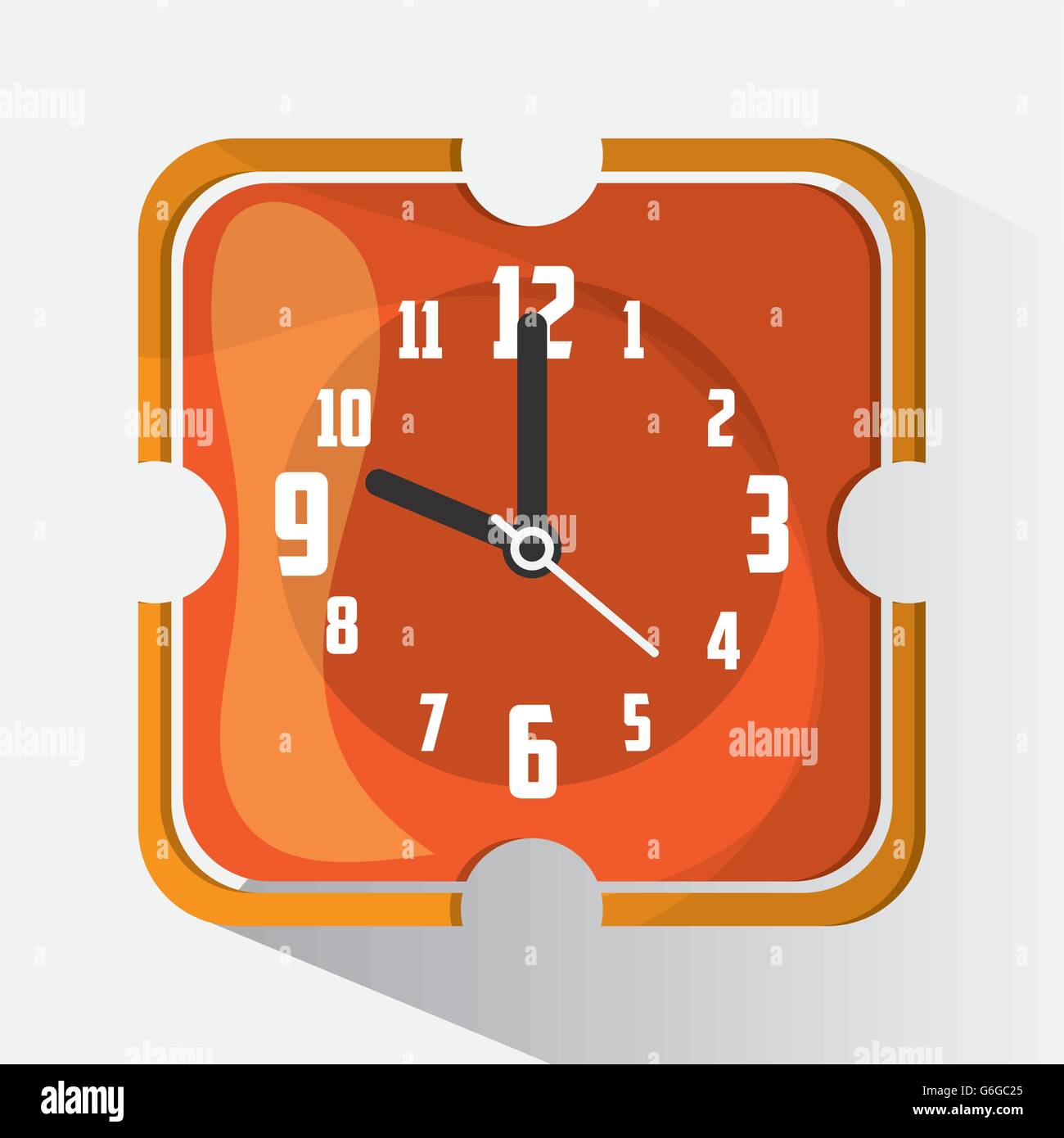 clock design. white background. time concept, vector illustration Stock Vector Image & Art - Alamy