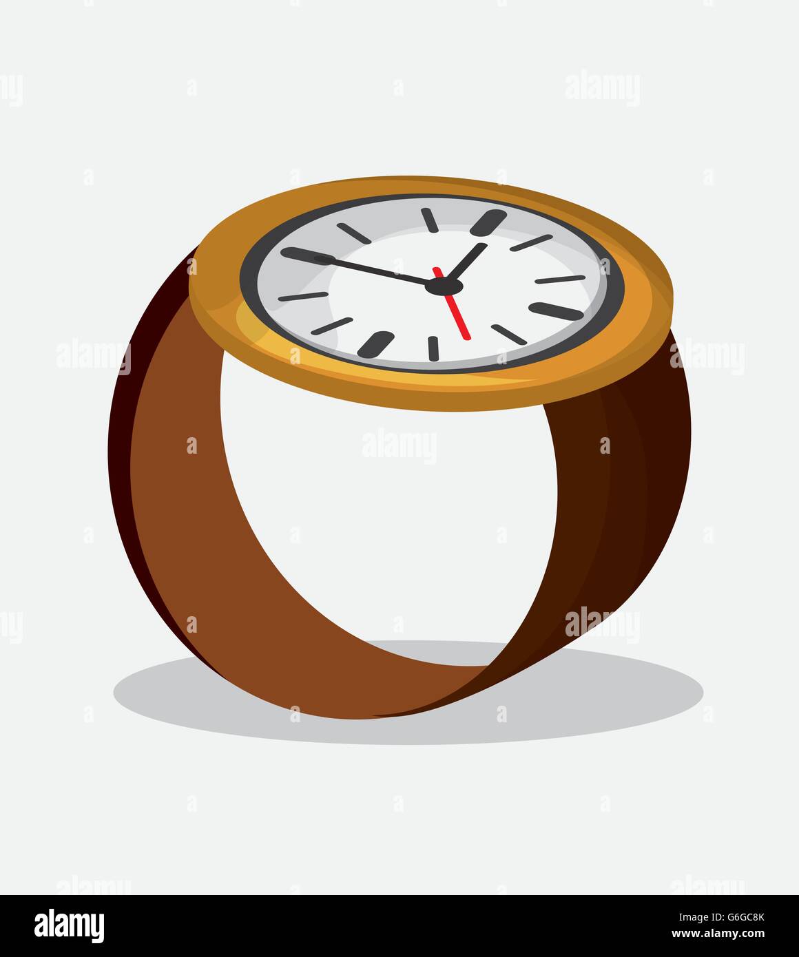 clock design. white background. time concept, vector illustration Stock ...