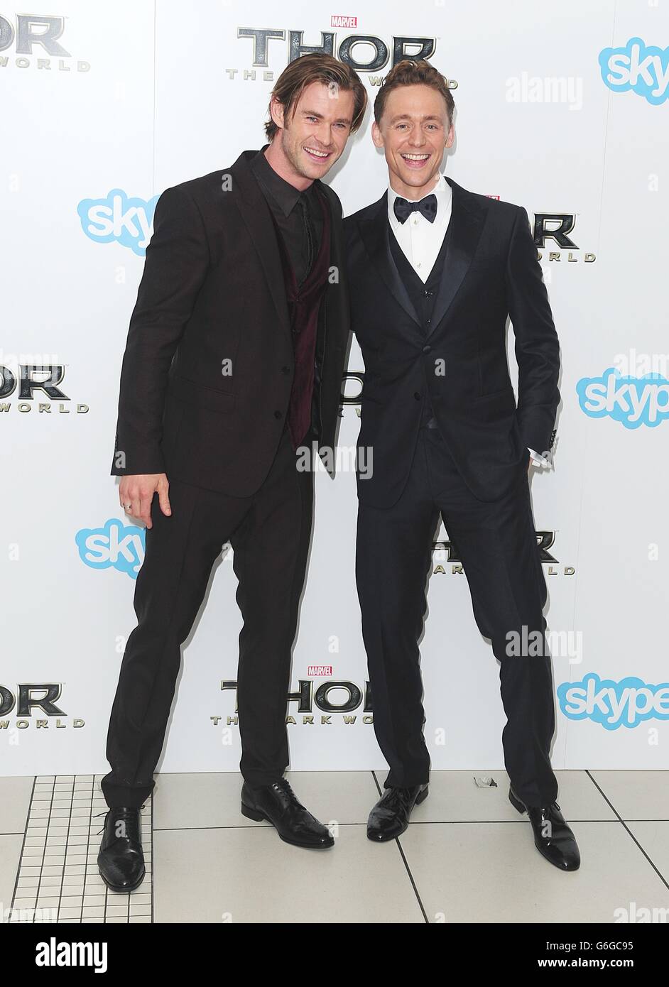 Chris Hemsworth Tom Hiddleston Arriving World Premiere Thor High ...