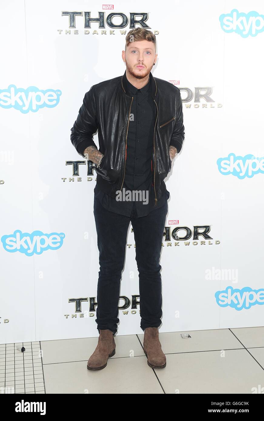 James arthur arriving world premiere thor hi-res stock photography and ...