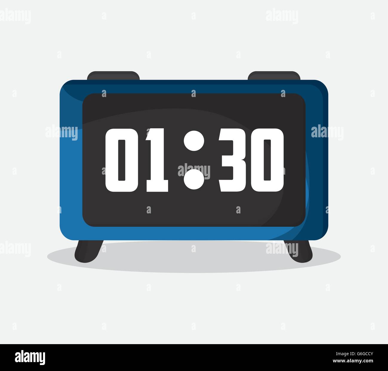 clock design. white background. time concept, vector illustration Stock Vector Image & Art - Alamy