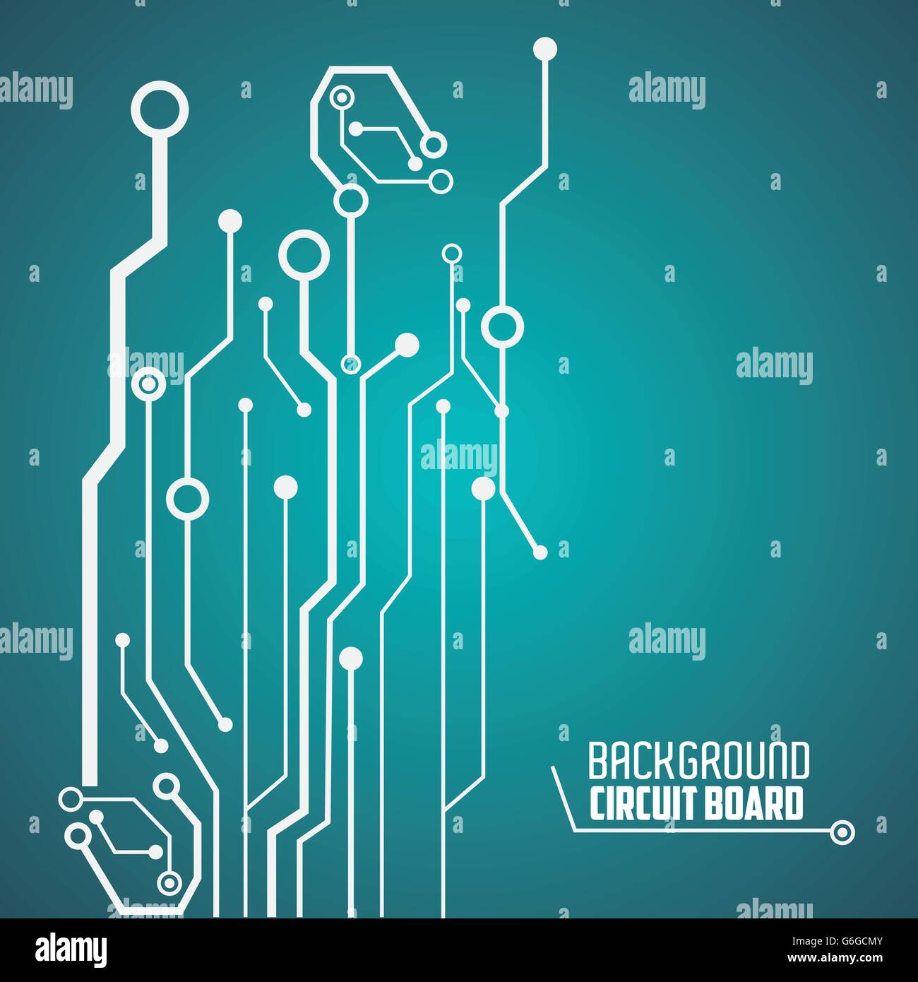 Circuit board design. technology and electronic concept Stock Vector ...