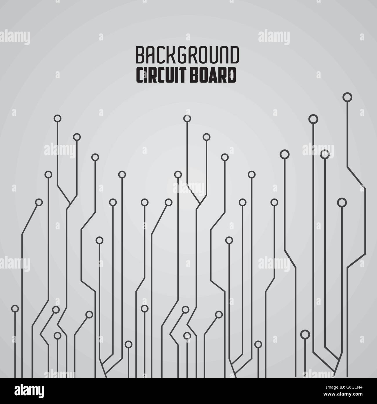 Circuit board design. technology and electronic concept Stock Vector ...