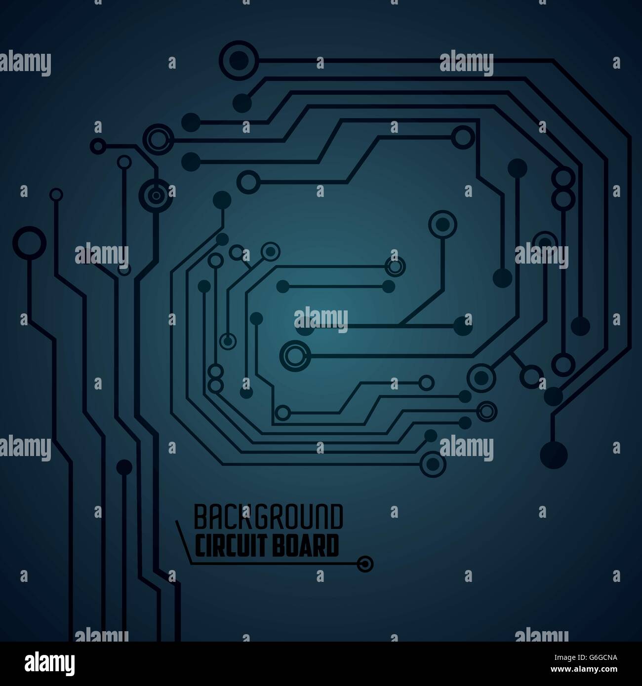 Circuit board design. technology and electronic concept Stock Vector ...