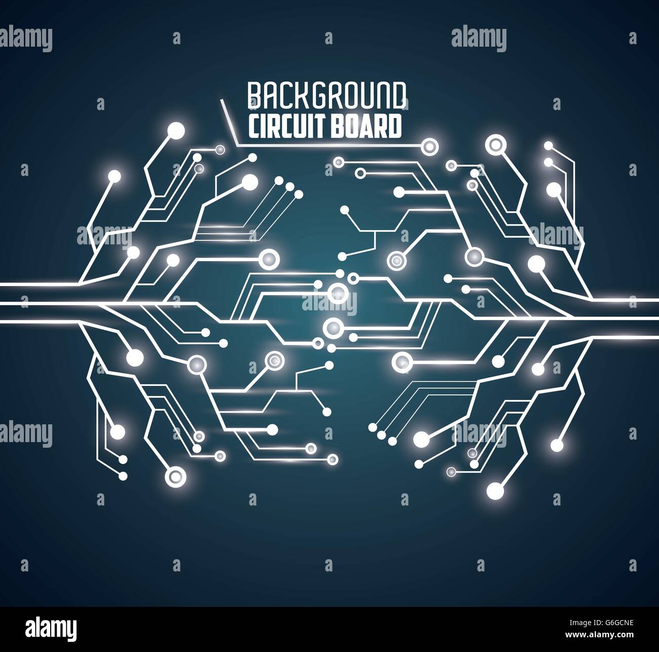 Circuit board design. technology and electronic concept Stock Vector ...