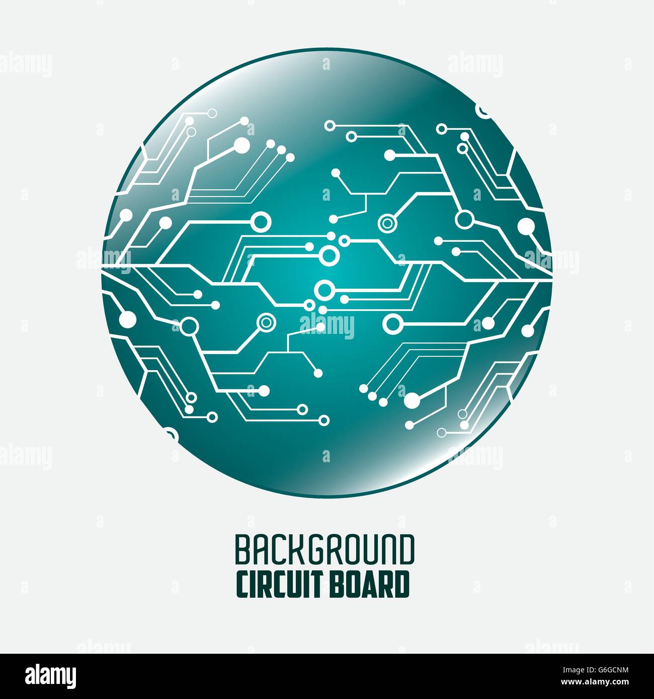 Circuit board design. technology and electronic concept Stock Vector ...