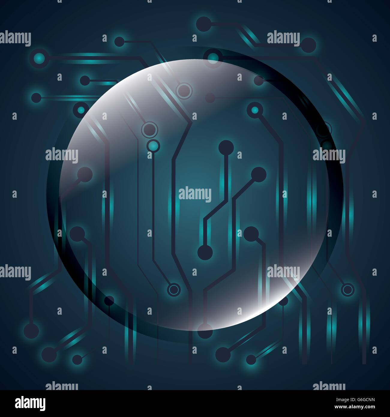Circuit board design. technology and electronic concept Stock Vector Image & Art - Alamy