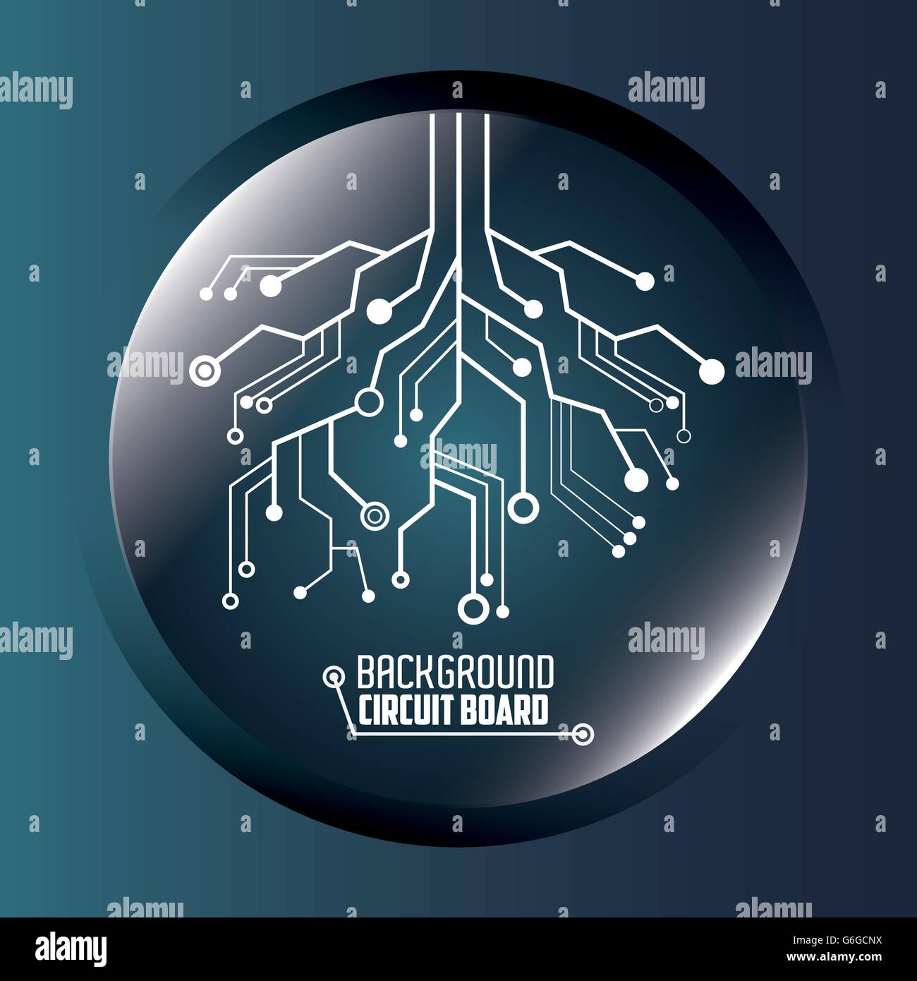 Circuit board design. technology and electronic concept Stock Vector ...