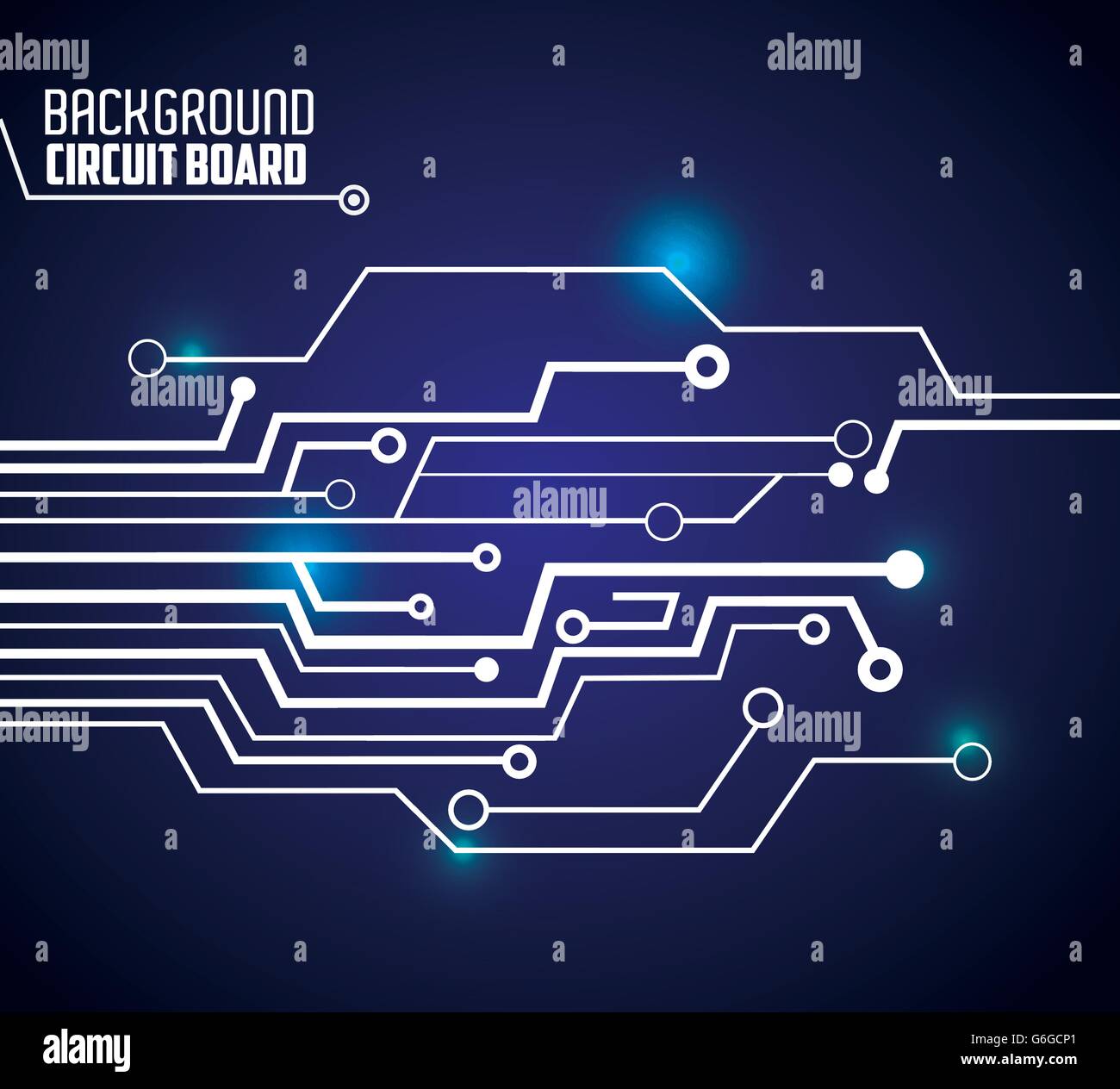 Circuit board design. technology and electronic concept Stock Vector ...