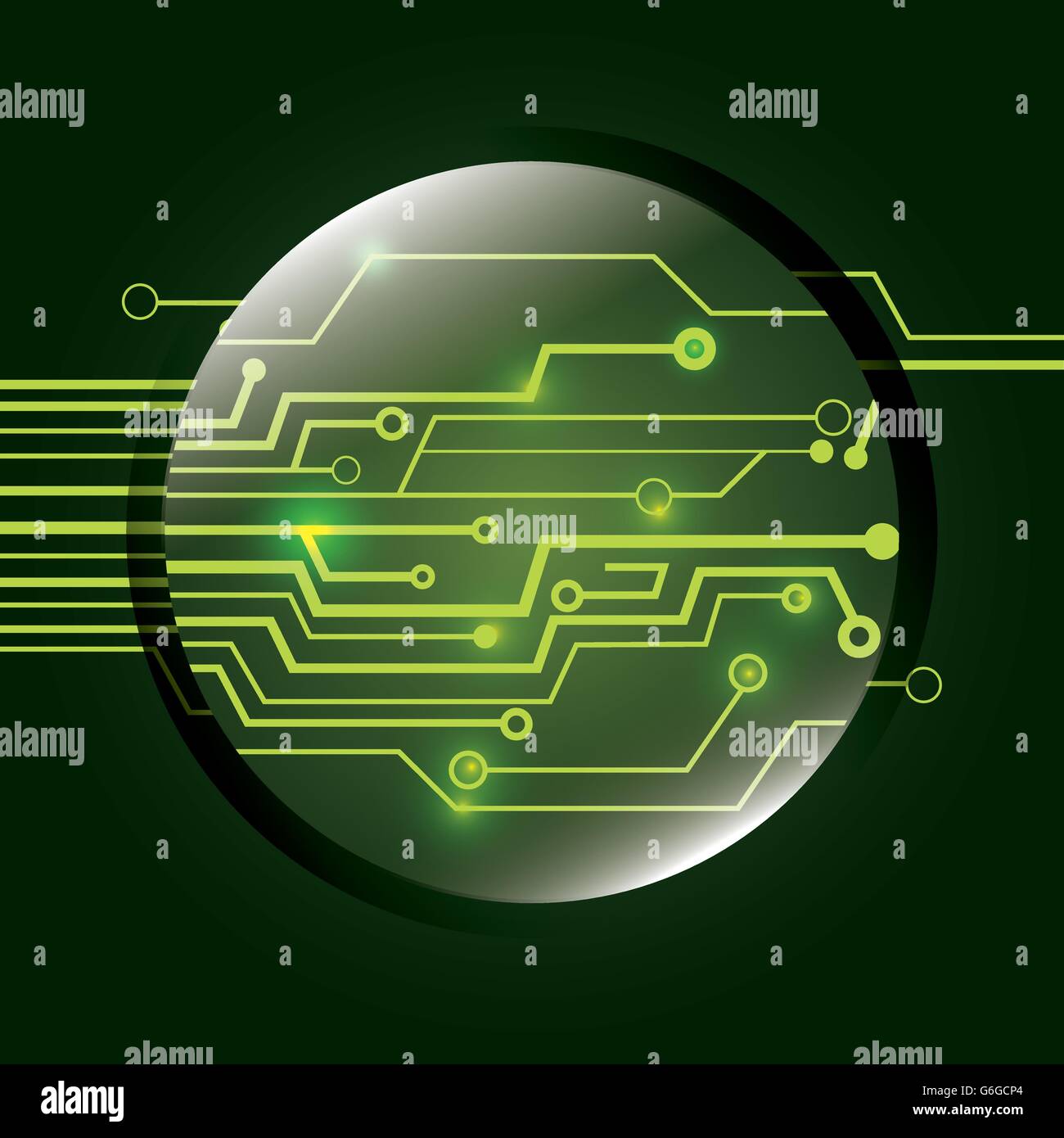 Circuit board design. technology and electronic concept Stock Vector ...