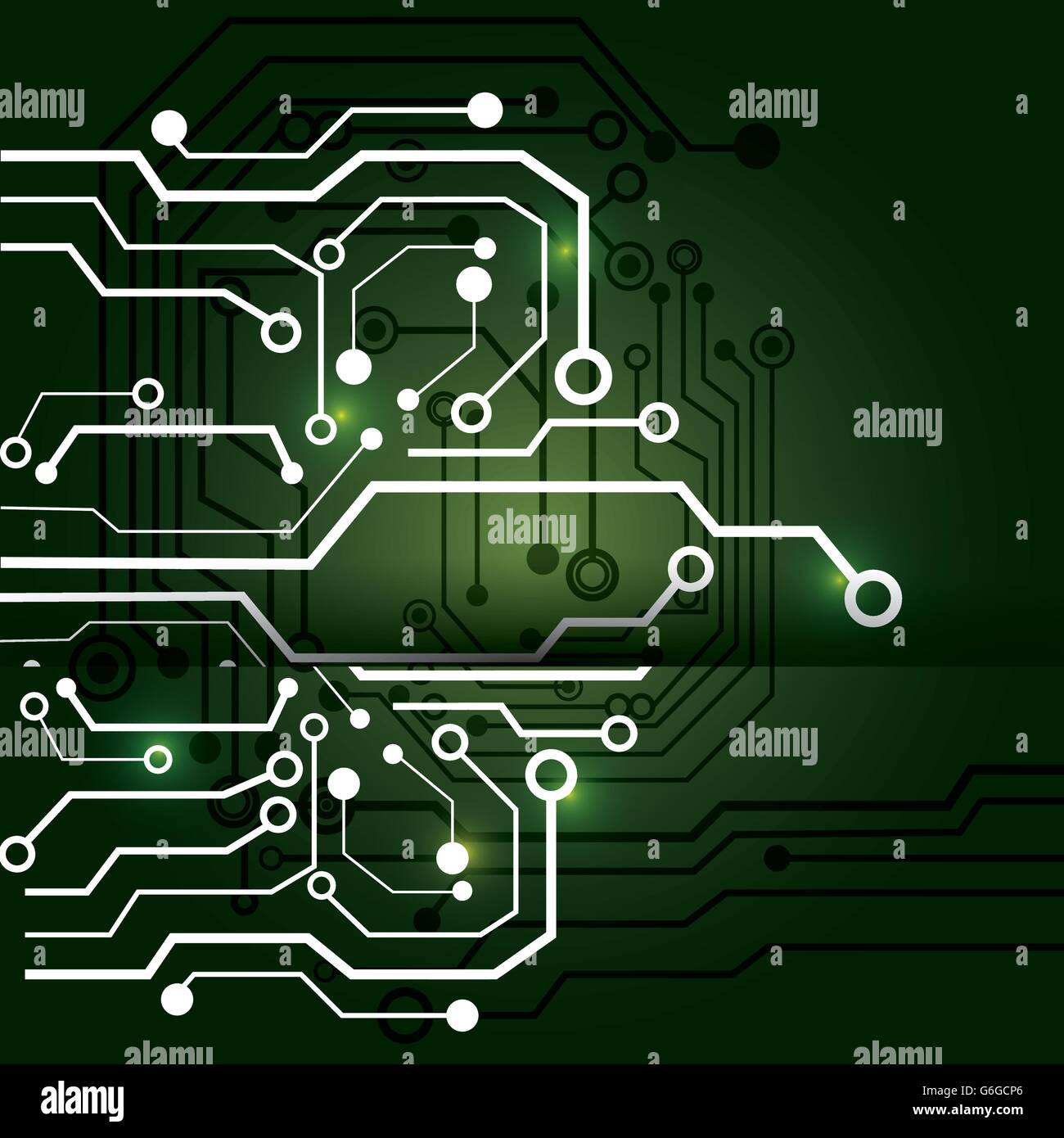 Circuit board design. technology and electronic concept Stock Vector ...