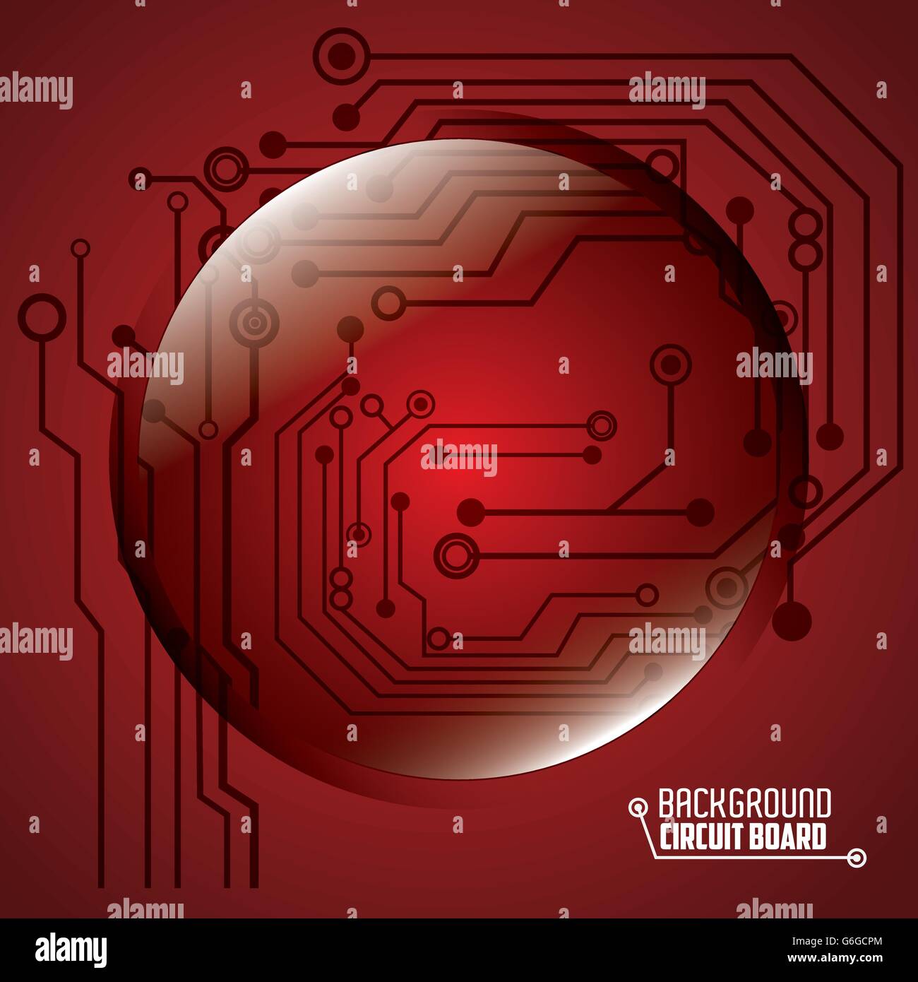 Circuit board design. technology and electronic concept Stock Vector ...