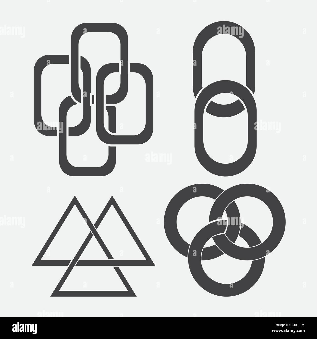 link symbol design. flat illustration. connection concept Stock Vector ...