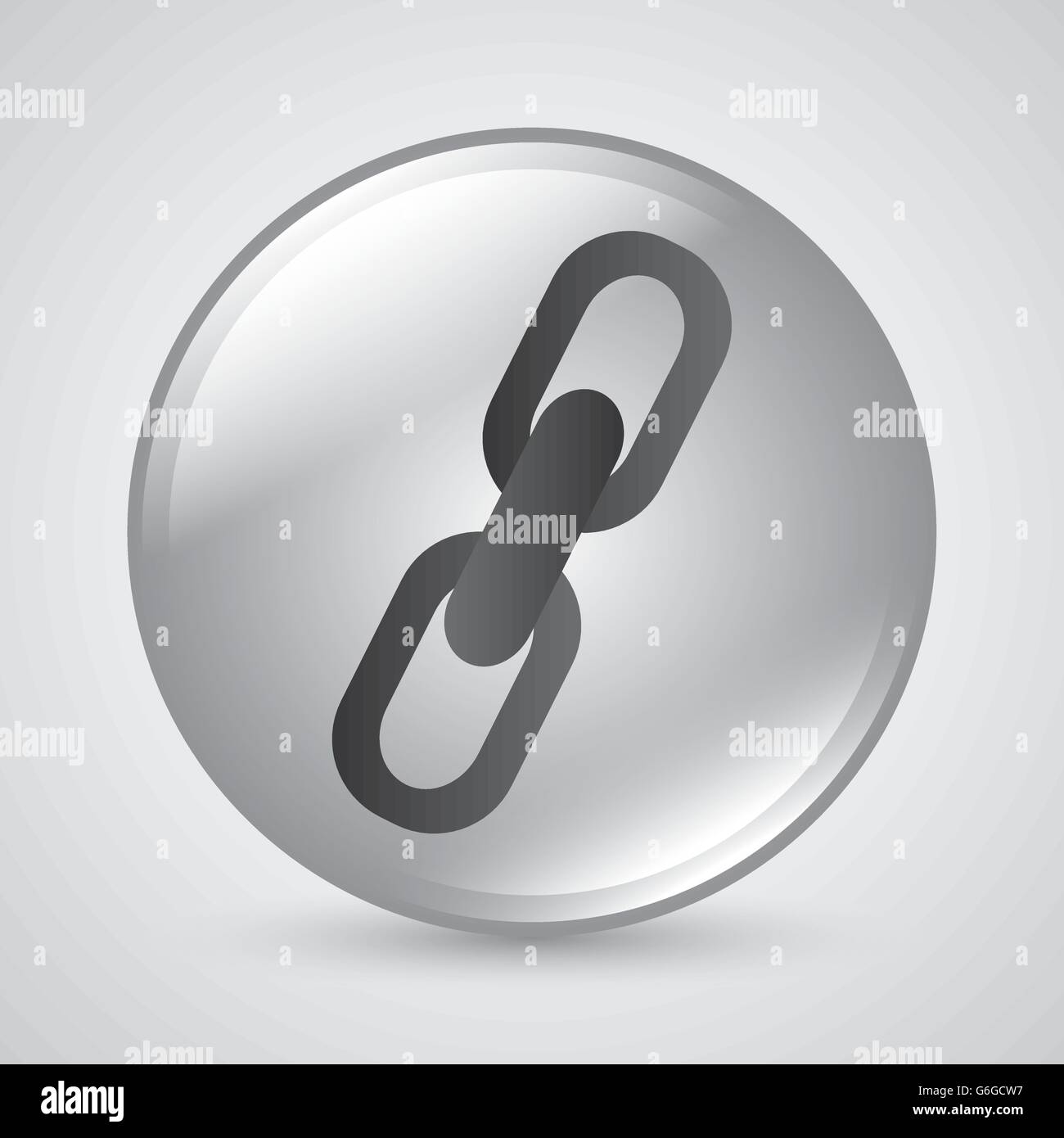 link symbol design. flat illustration. connection concept Stock Vector ...