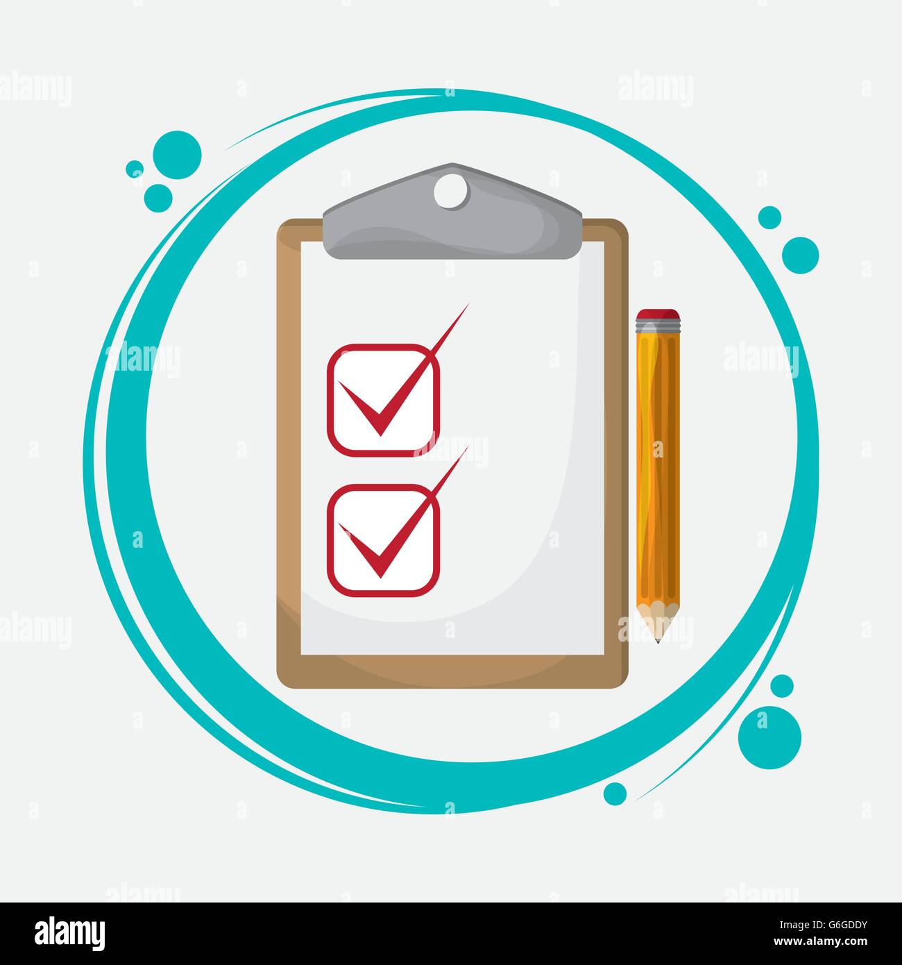 Checklist design, flat illustration , vector illustration Stock Vector ...