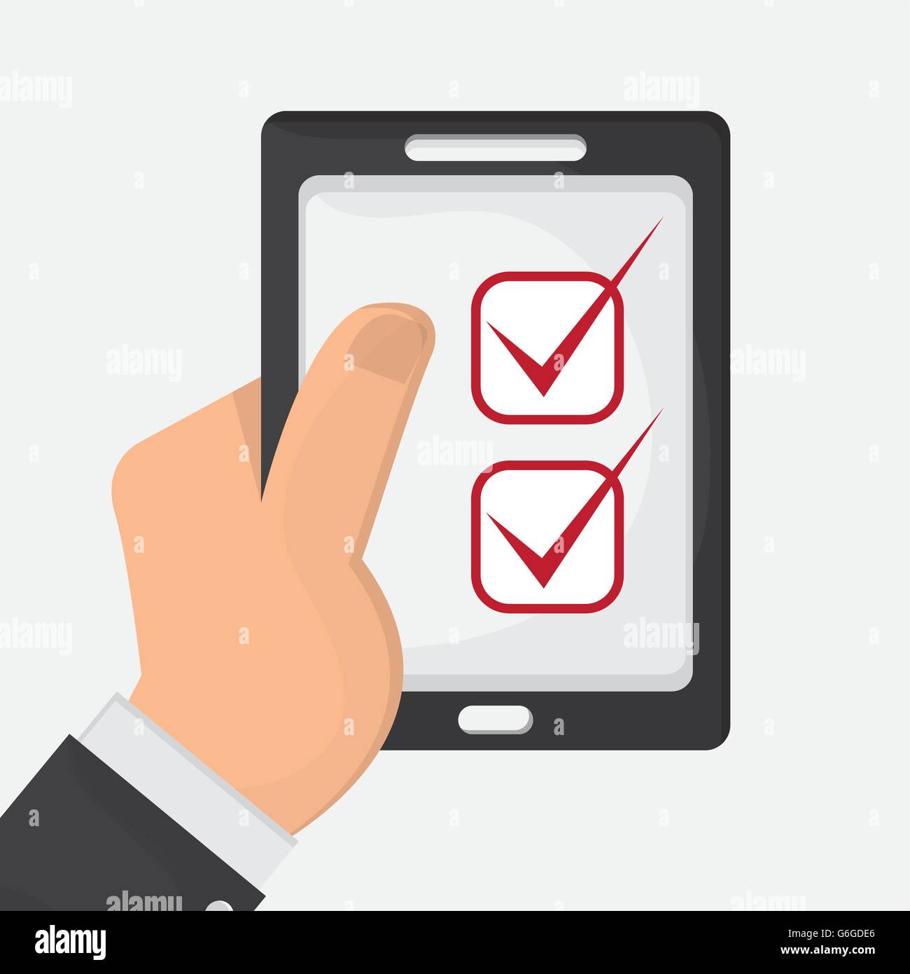 Checklist design, flat illustration , vector illustration Stock Vector ...