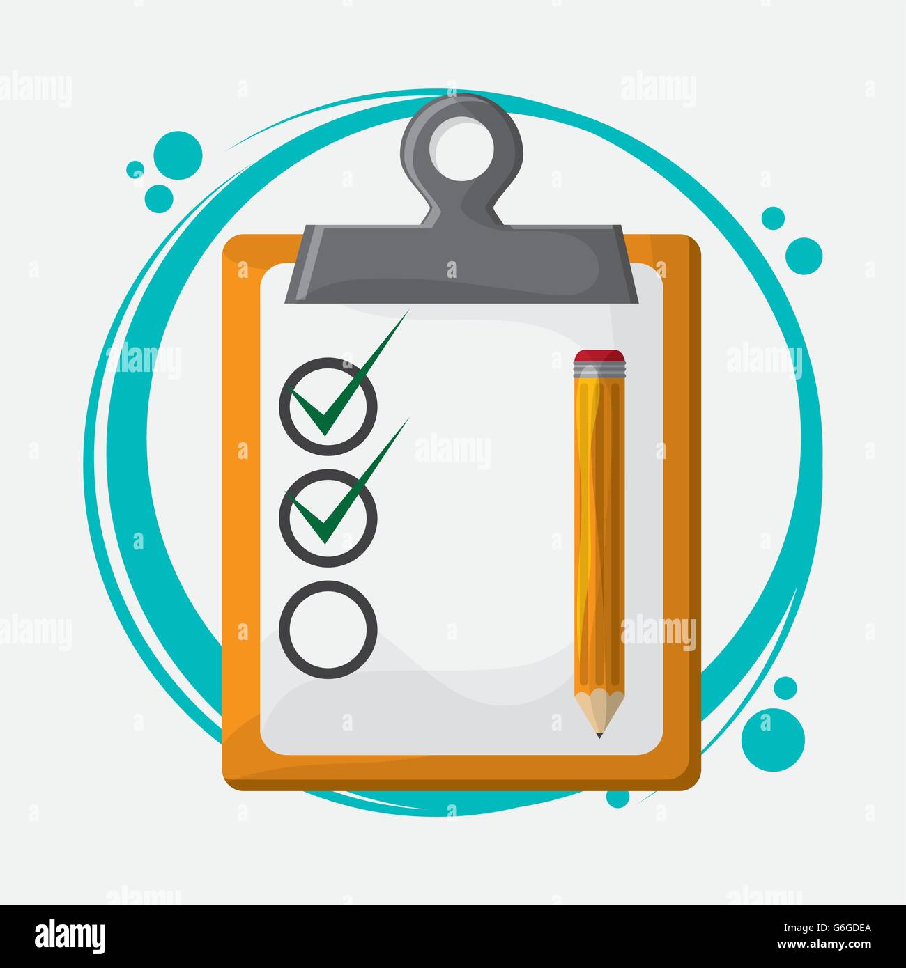 Checklist design, flat illustration , vector illustration Stock Vector ...