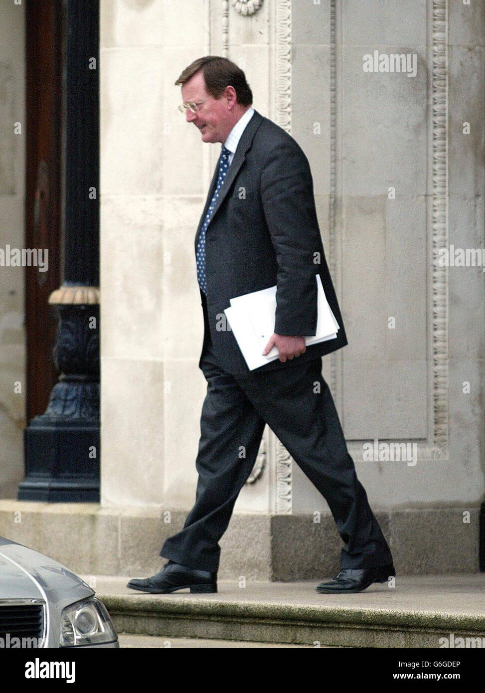 David Trimble Stormont Stock Photo - Alamy