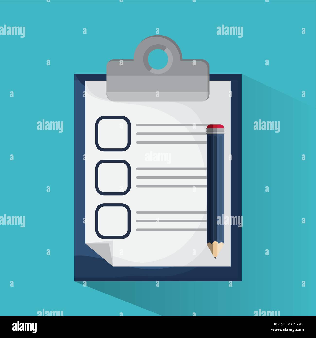 Checklist design, flat illustration , vector illustration Stock Vector ...