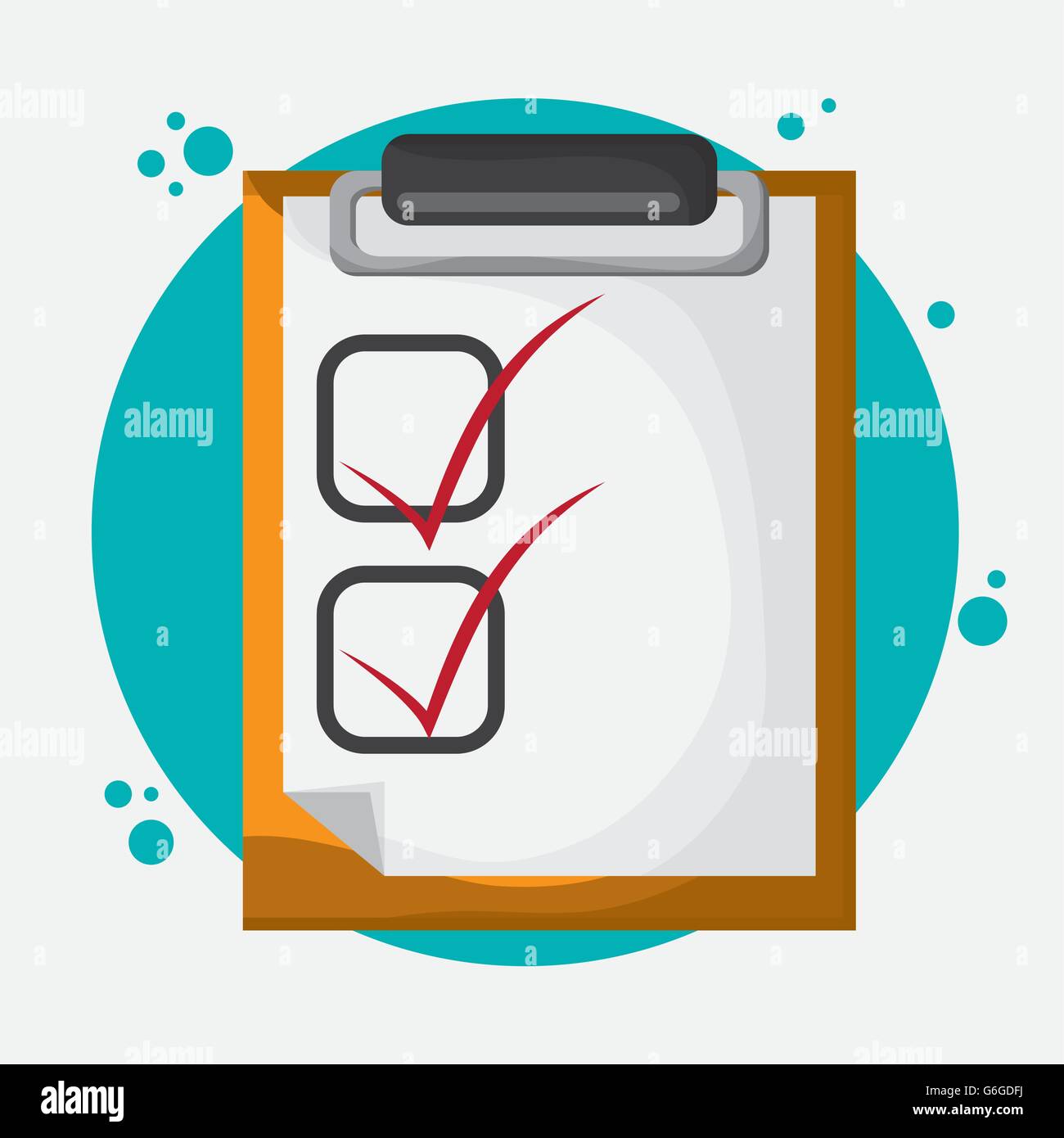Checklist design, flat illustration , vector illustration Stock Vector ...
