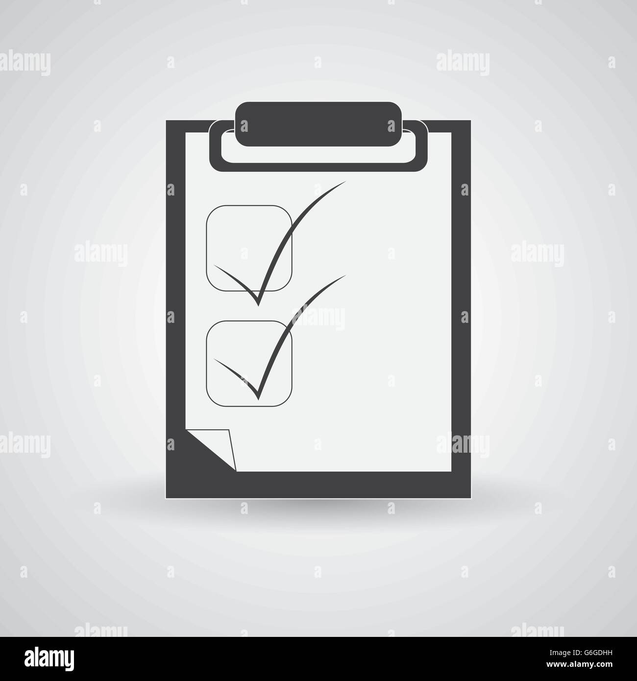 Checklist design, flat illustration , vector illustration Stock Vector ...