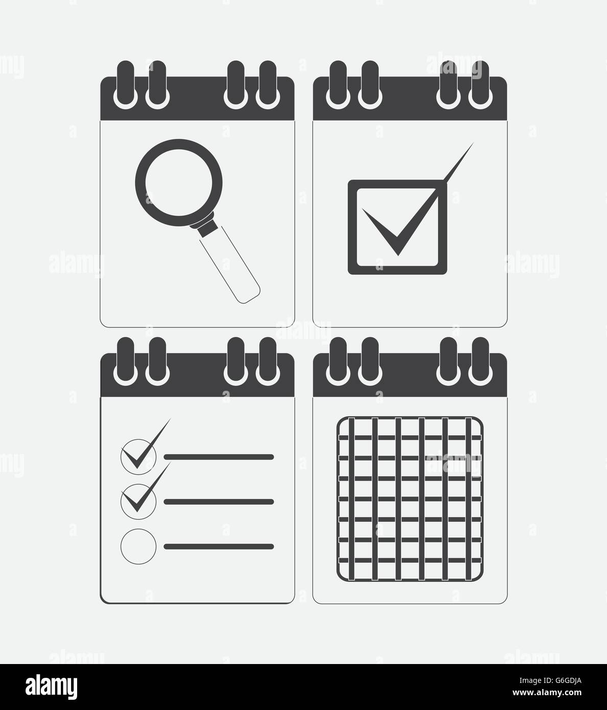 Checklist design, flat illustration , vector illustration Stock Vector ...
