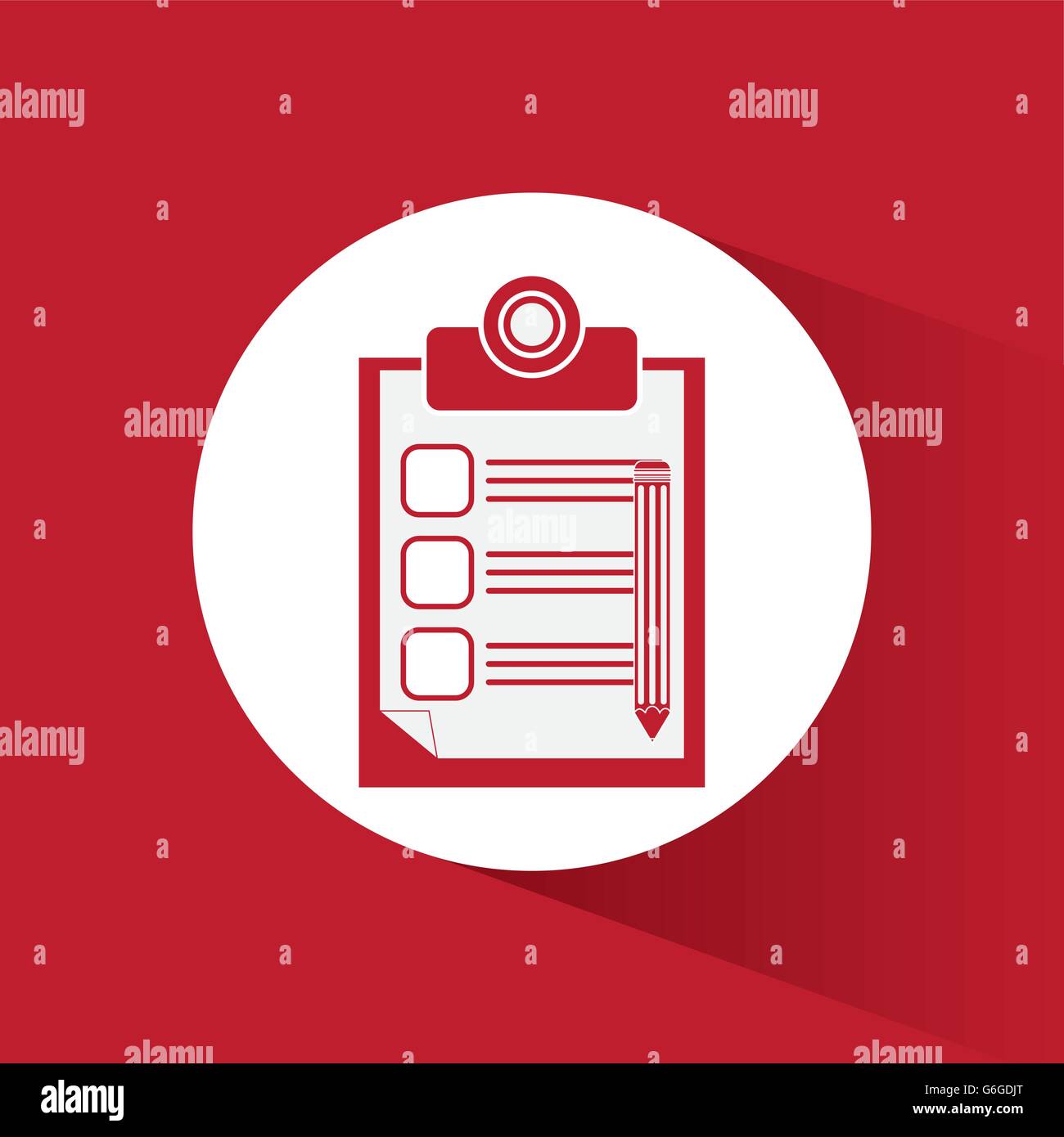 Checklist design, flat illustration , vector illustration Stock Vector ...
