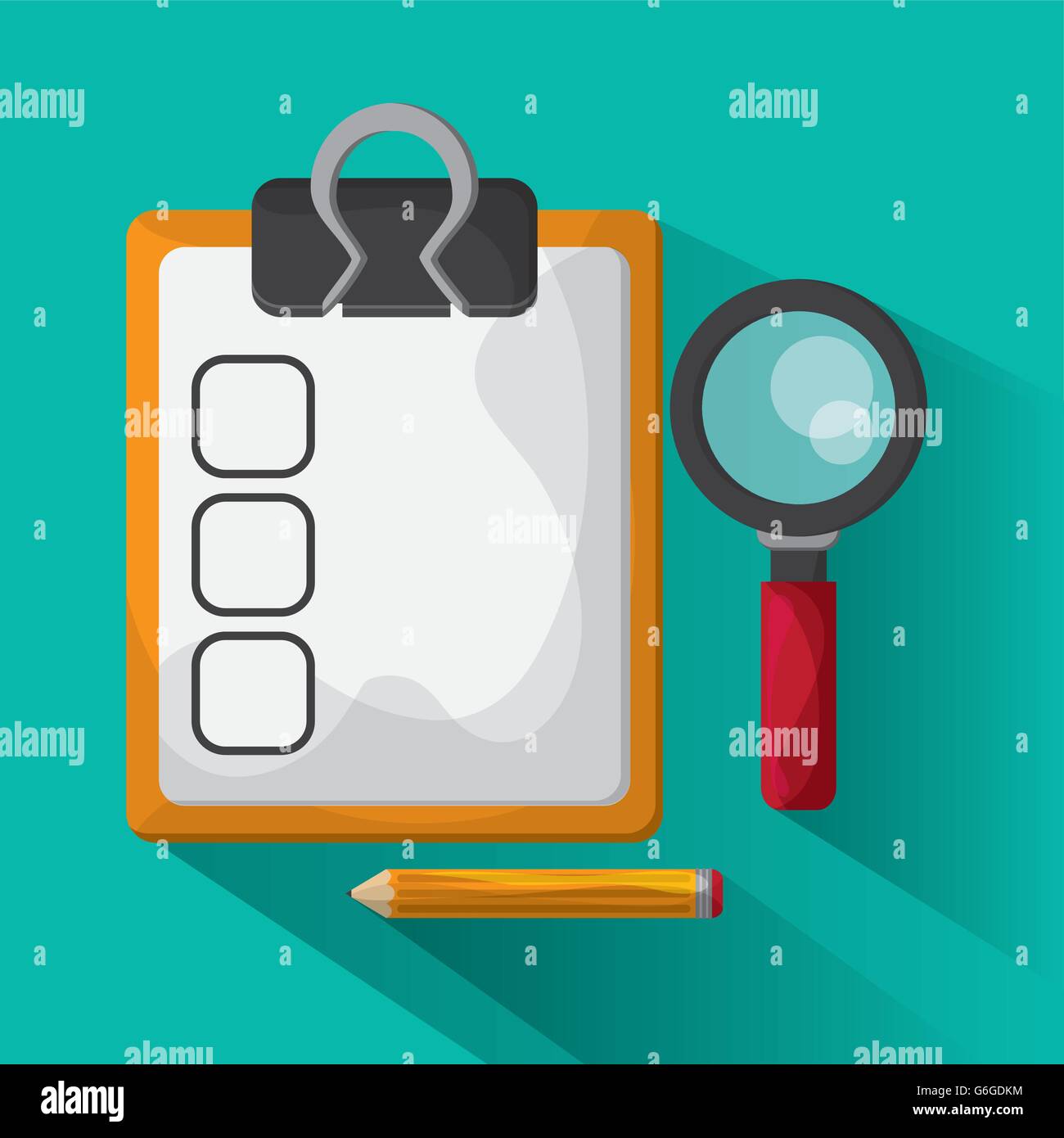 Checklist design, flat illustration , vector illustration Stock Vector ...