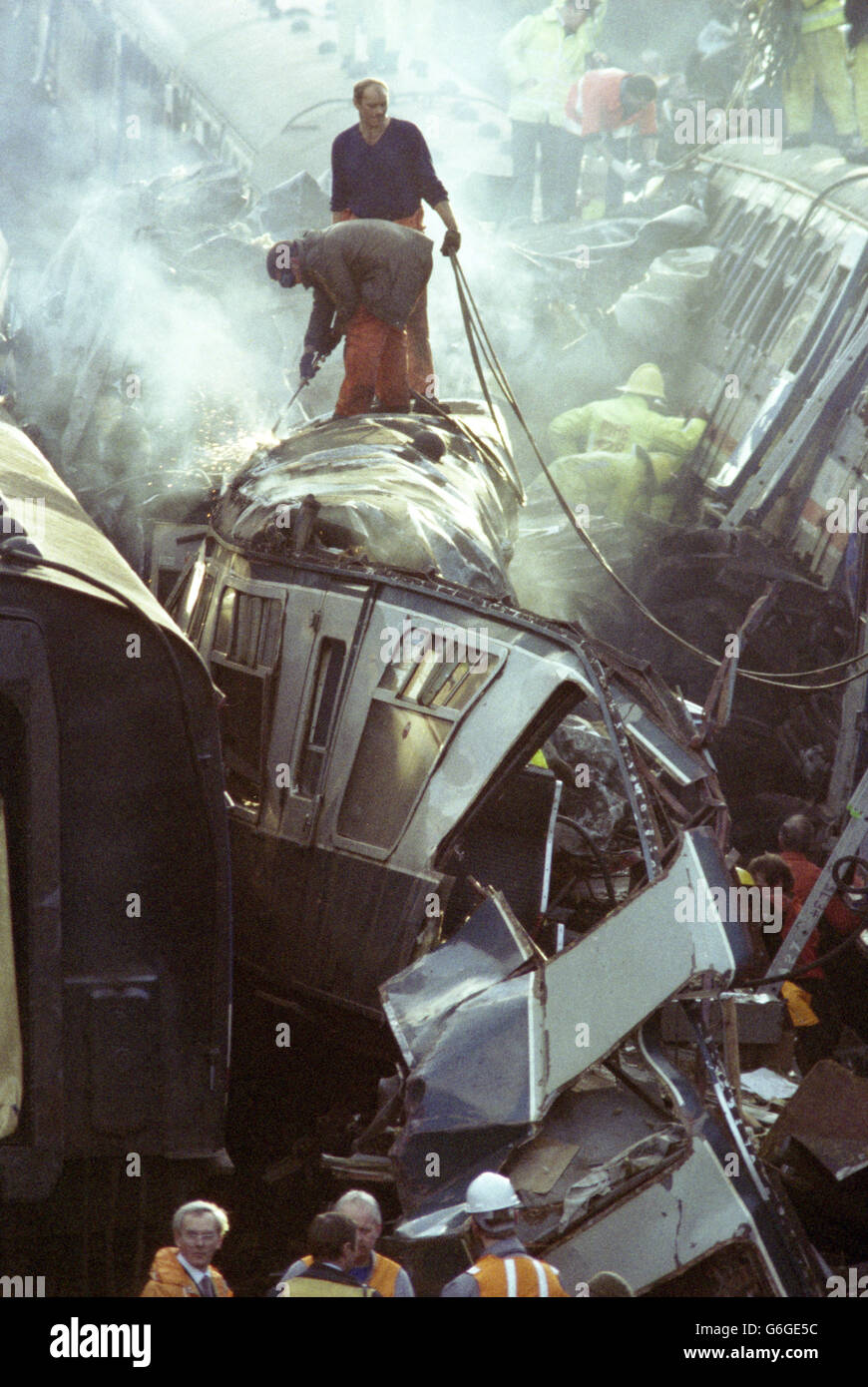 Disasters and Accidents - Clapham Junction Rail Crash - 1988 Stock ...