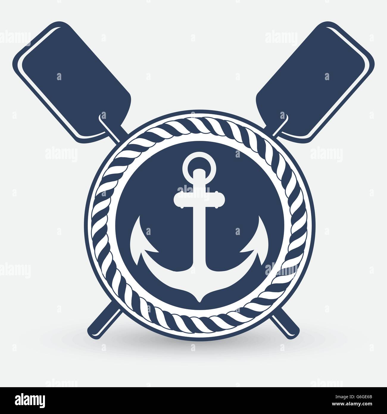 Flat illustration about anchor design Stock Vector Image & Art - Alamy
