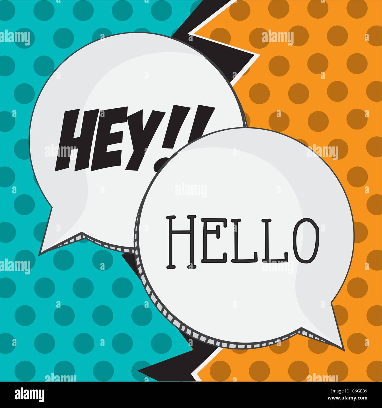 Communication pointed bubble cartoon hi-res stock photography and ...