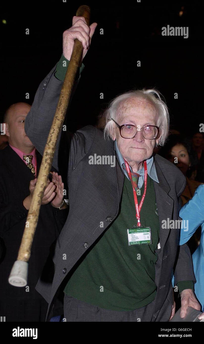 Michael Foot Labour Conference Stock Photo - Alamy