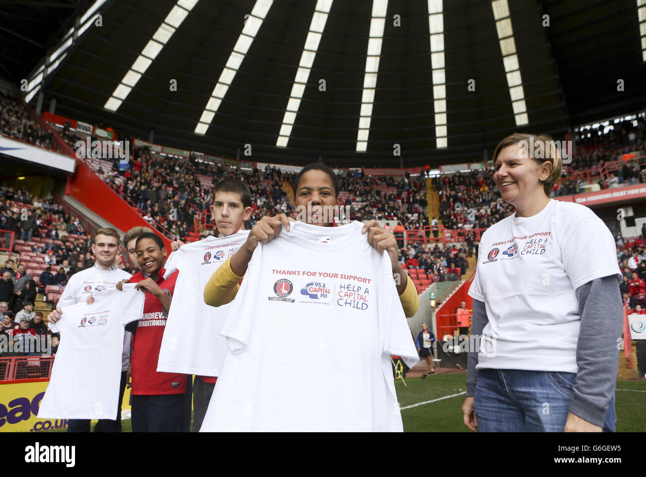 Volunteers thank fans for the support for the Help a Capital Child ...